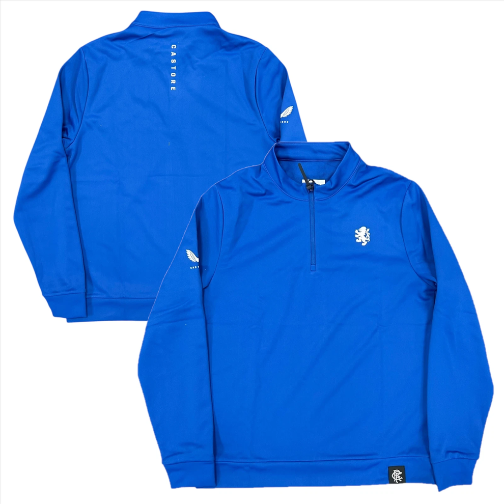 5x Rangers Football 1/4 Zip Top Men's Castore Classic Training Top RRP ...